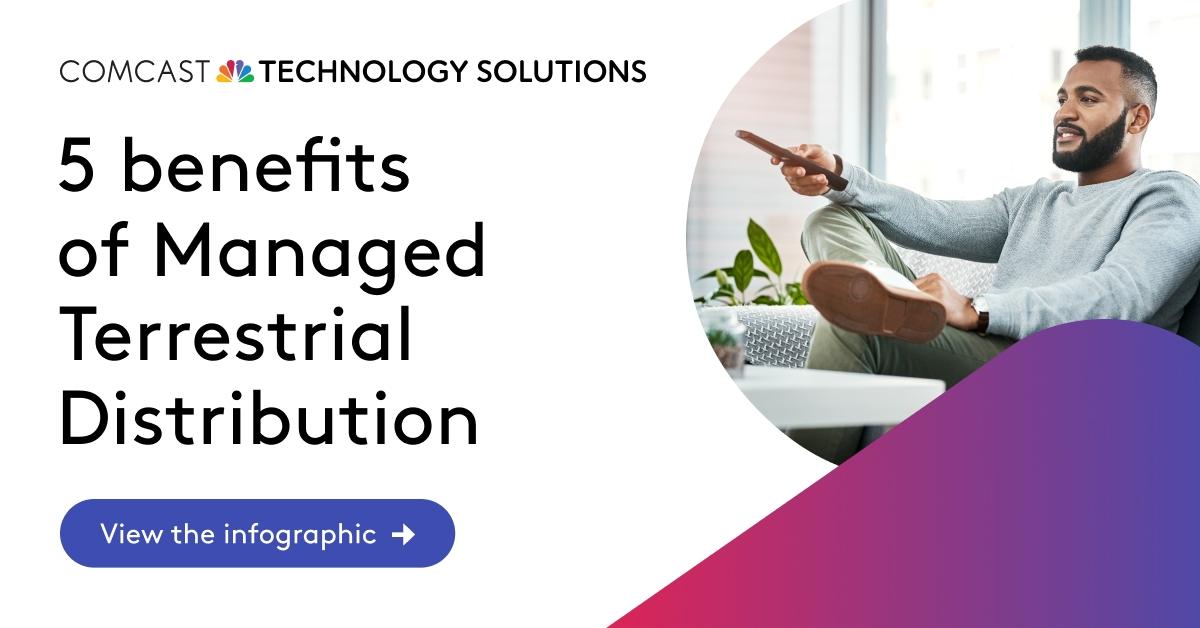 5 Benefits of Managed Terrestrial Distribution Infographic | Comcast ... 5 Benefits of Managed Terrestrial Distribution Infographic | Comcast ...